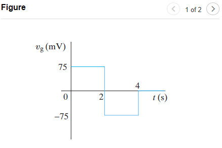 Solved First Order Circuits 6 The voltage pulse shown in | Chegg.com
