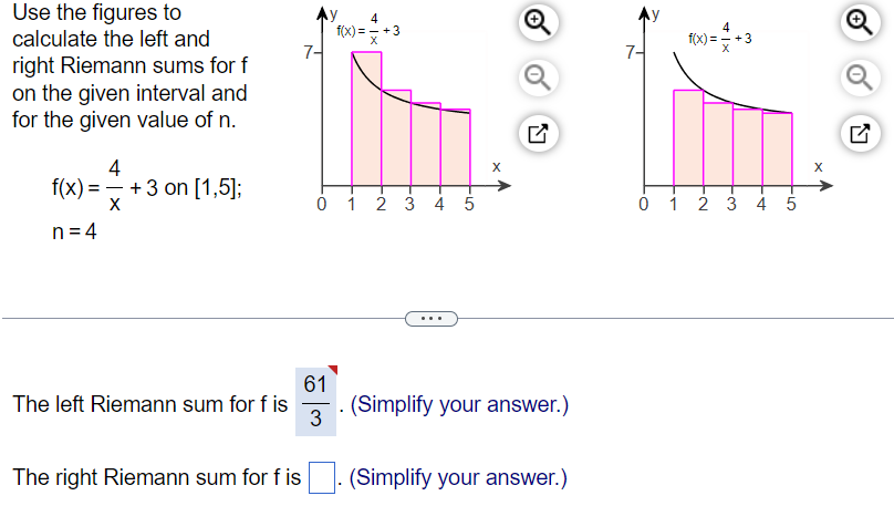 Solved Use the figures to calculate the left and right | Chegg.com