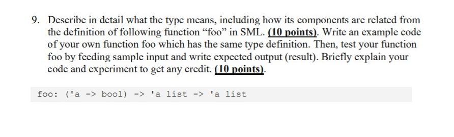 Solved 9. Describe in detail what the type means, including | Chegg.com