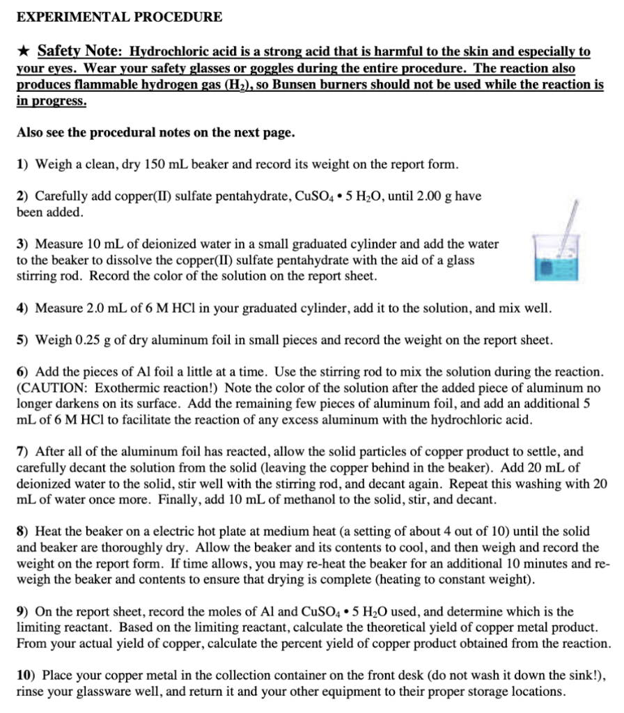 Solved 1. What safety precautions are cited in this | Chegg.com