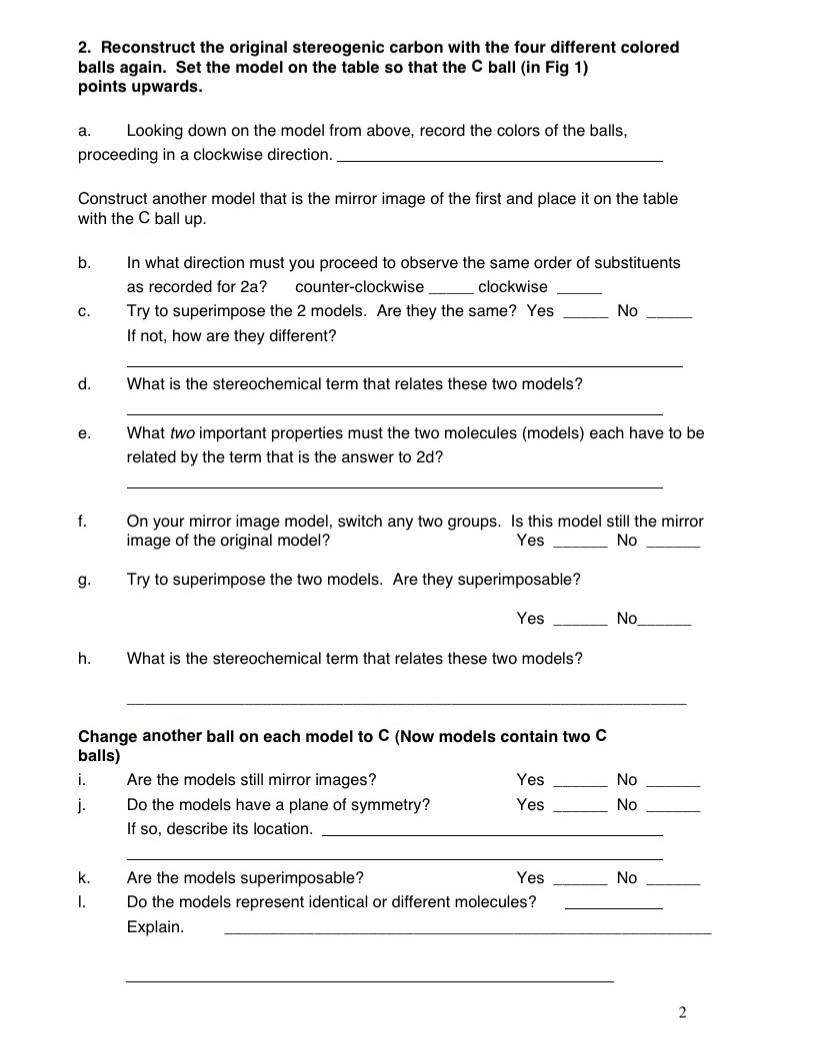 Solved 1. Construct a model that has a central carbon atom | Chegg.com