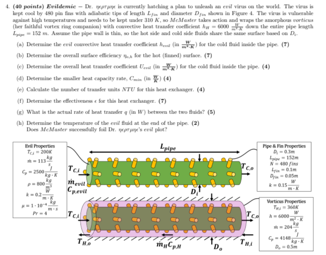4. (40 points) Evildemic - Dr. neptune is currently | Chegg.com