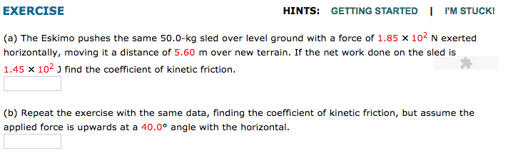 Solved EXERCISE HINTS GETTING STARTED I I'M STUCK! (a) The | Chegg.com