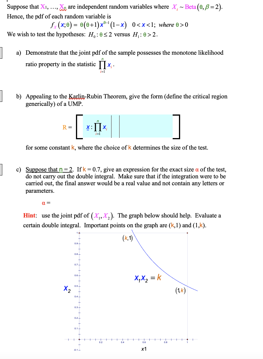 Solved uppose that X1,…,Xn are independent random variables | Chegg.com