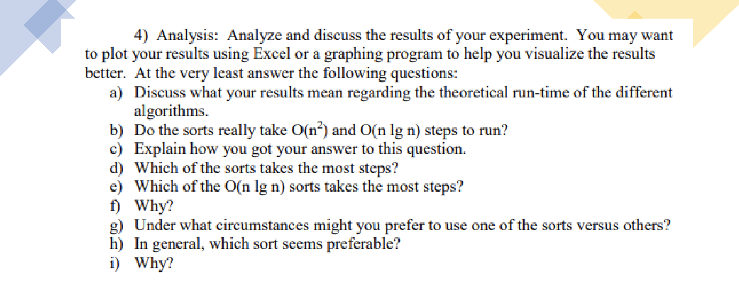 Solved Part One Introduction Sorting Routines Are Among The 9670