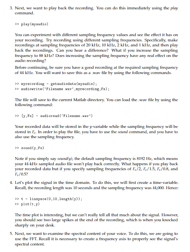 Solved The objective of this project is to use Matlab to | Chegg.com