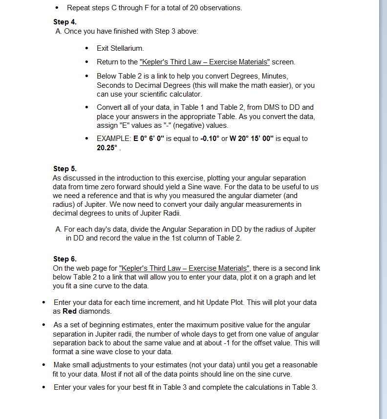 Solved 1. Exercise Activities (Print this page and turn in | Chegg.com