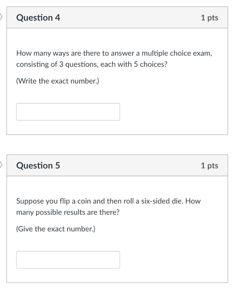 Solved How many ways are there to answer a multiple choice | Chegg.com