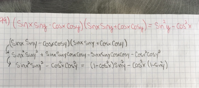 Solved SKILLS Plus 99-104 Proving More identities Verify the | Chegg.com