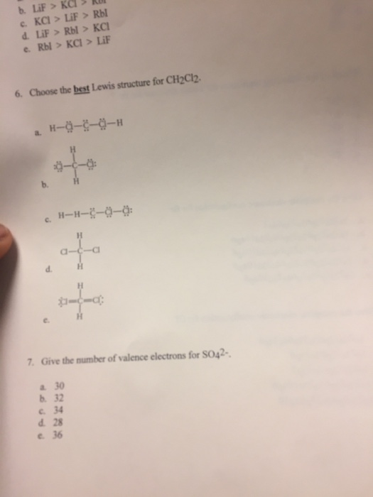 Ch2cl2 Lewis Structure