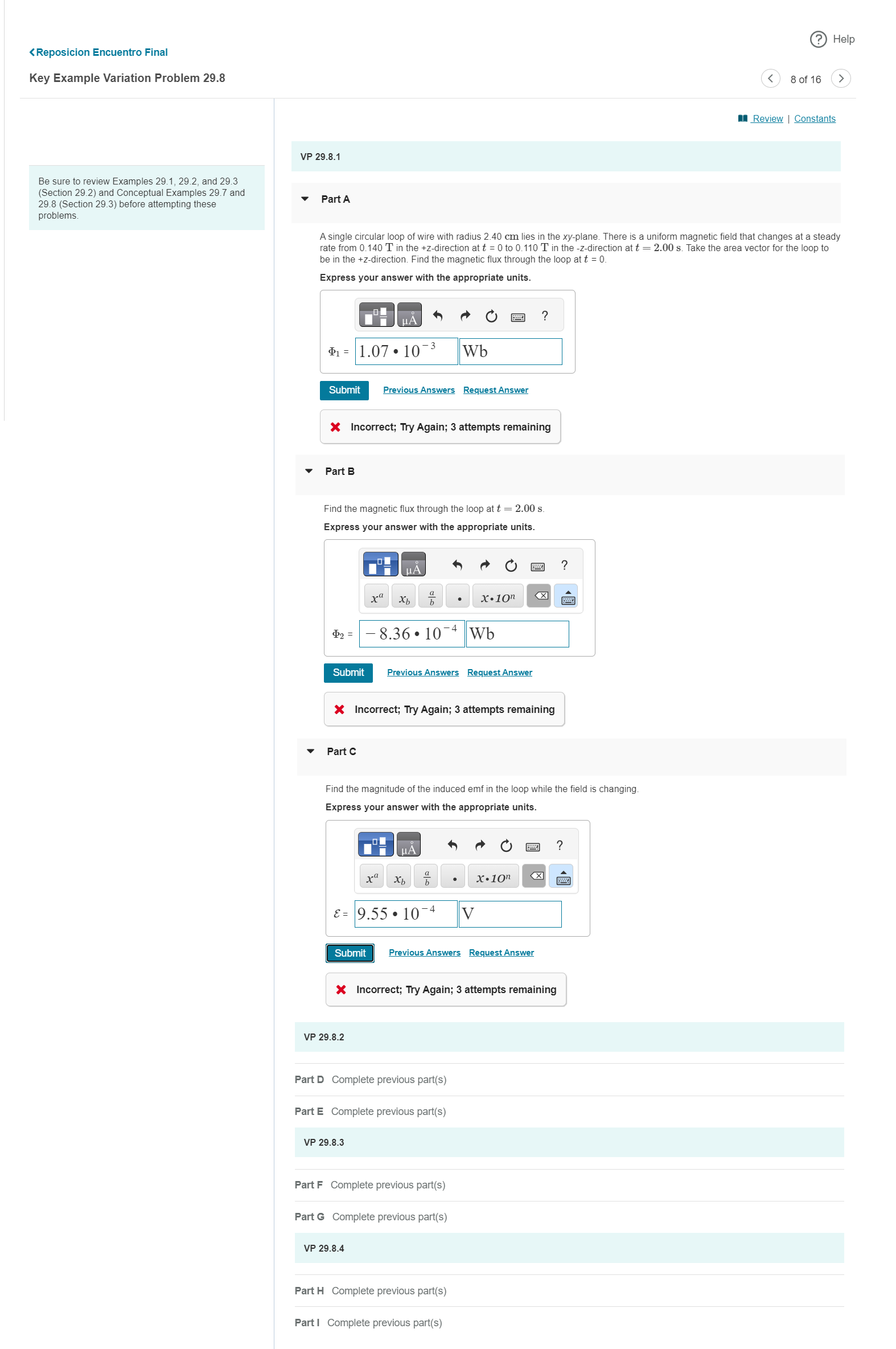 Solved 08(B) ﻿de 16 - ﻿Activity Reposición Encuentro FinalBe | Chegg.com