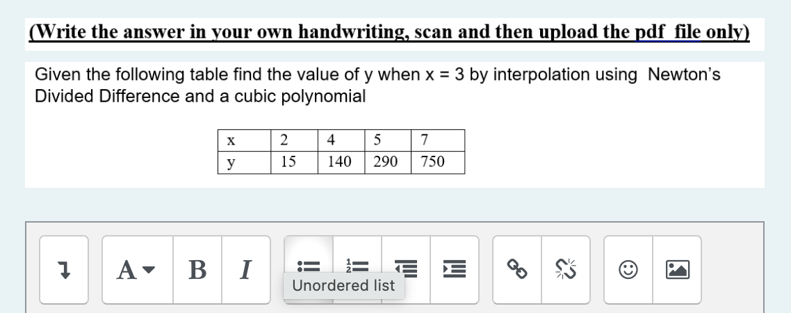 Solved (Write the answer in your own handwriting, scan and | Chegg.com