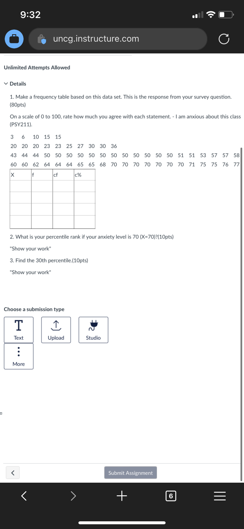 Solved Unlimited Attempts Allowed Details 1. Make a | Chegg.com