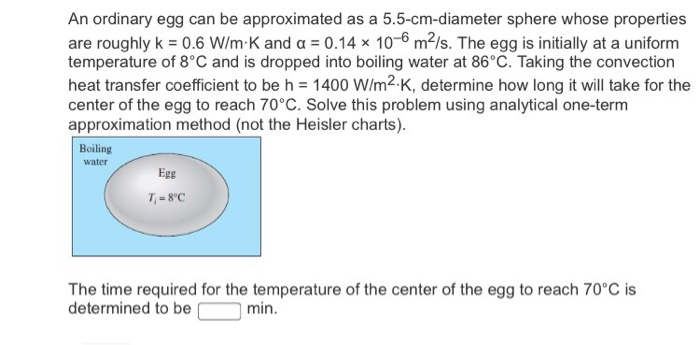 Solved An ordinary egg can be approximated as a | Chegg.com