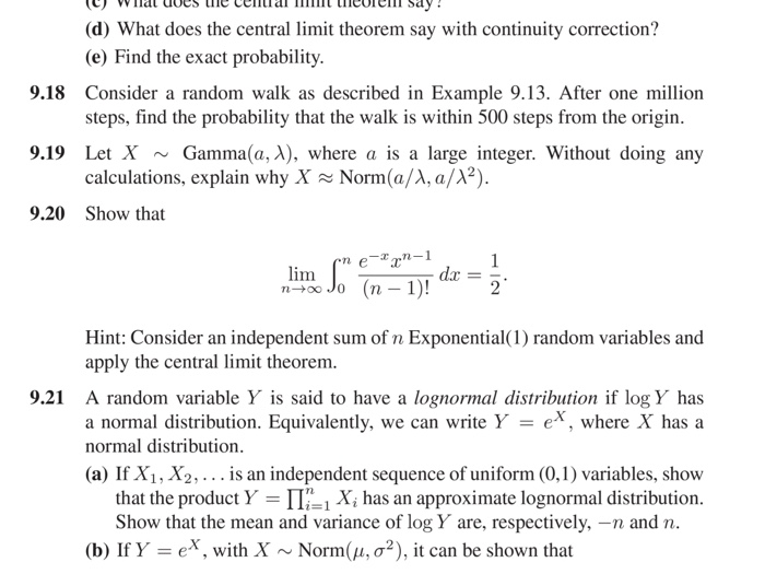 Solved (a) Explain why a gamma random variable with | Chegg.com