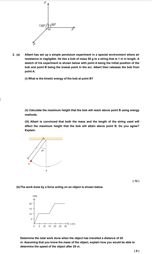 Solved (a) Albert has set up a simple pendulum experiment in | Chegg.com