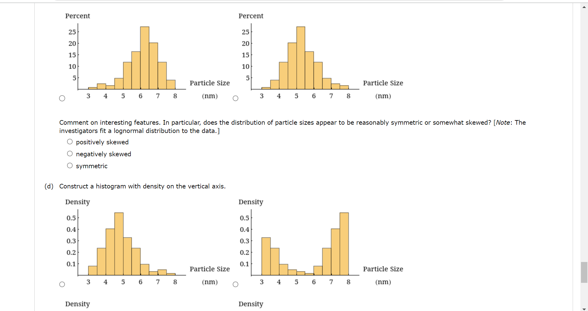Solved The accompanying summary data on CeO2 particle sizes | Chegg.com