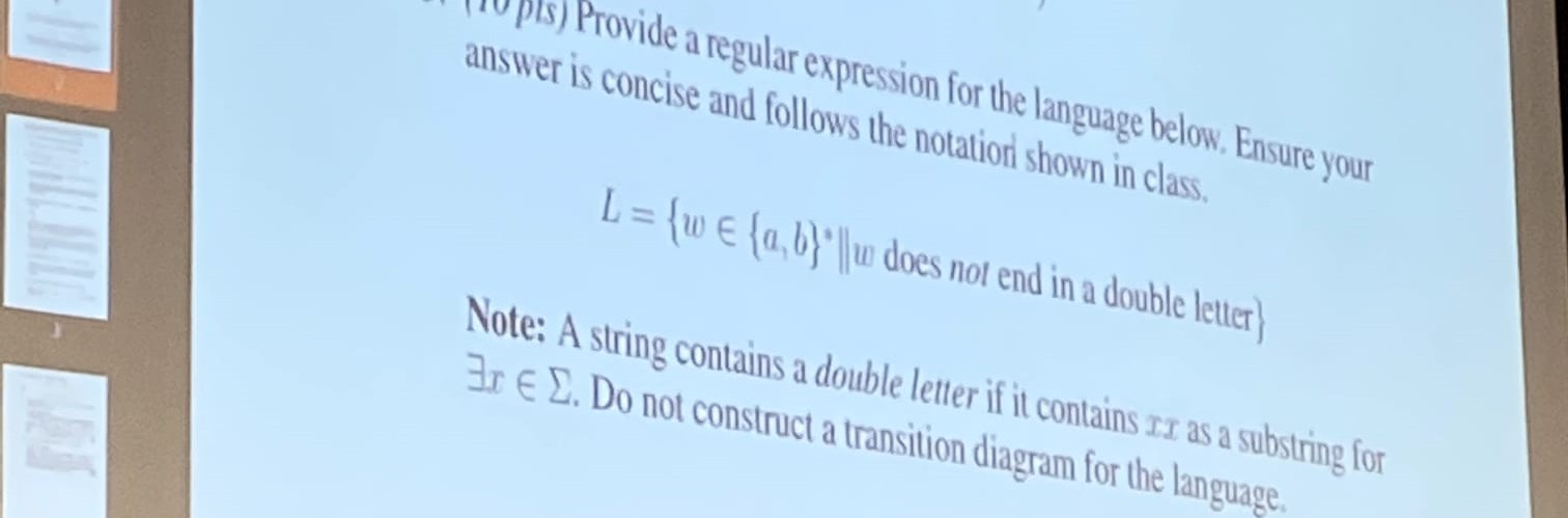 Solved answer is concise renlar expression for the language | Chegg.com