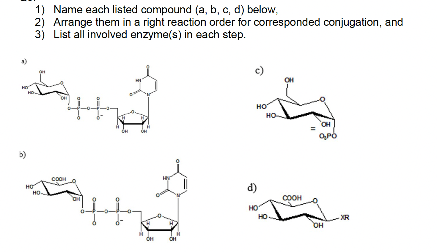Solved Name each listed compound (a, ﻿b, ﻿c, ﻿d) | Chegg.com