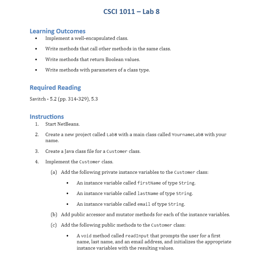 Solved CSCI 1011 Lab Assignment 8 Need a bit of help here, I | Chegg.com
