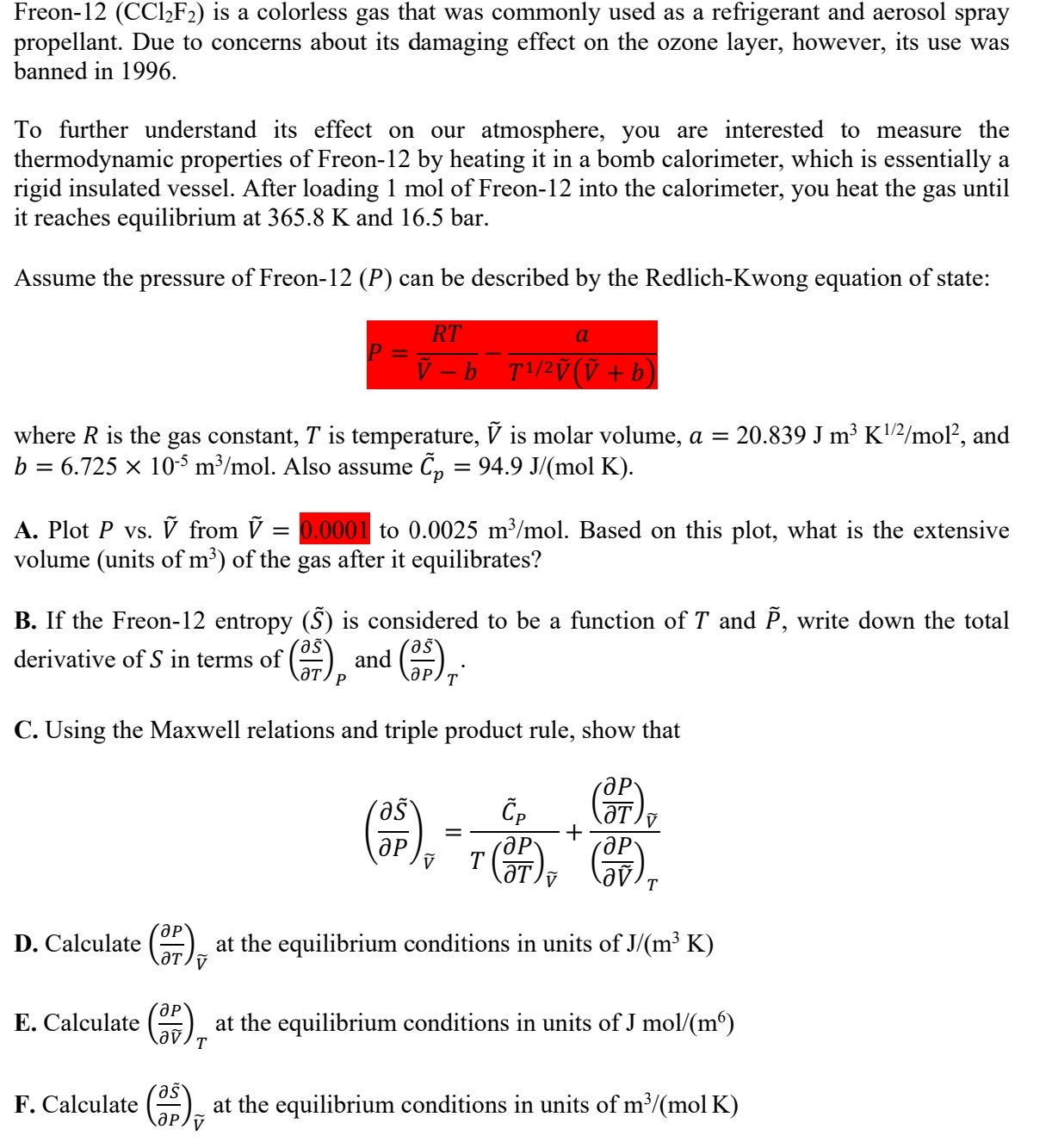 Solved ONLY Solve parts D, E, FONLY Solve parts D, E, F | Chegg.com