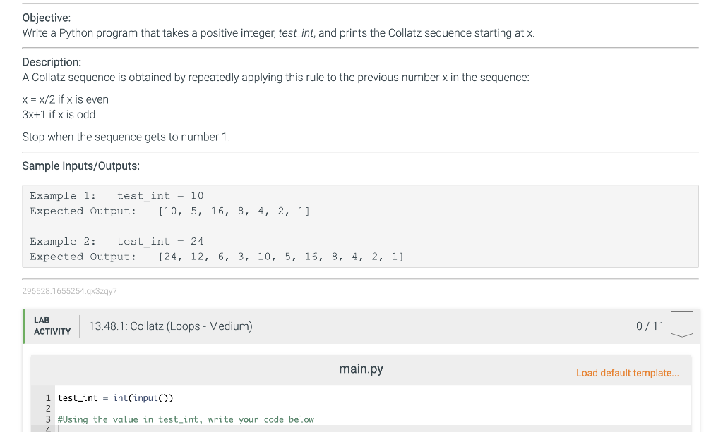 Solved Objective: Write a Python program that takes a | Chegg.com
