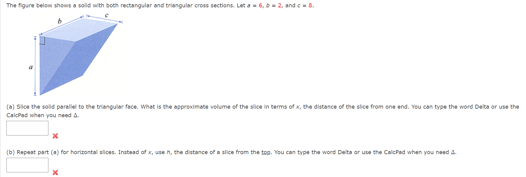 Solved The figure below shows a solid with both rectangular | Chegg.com