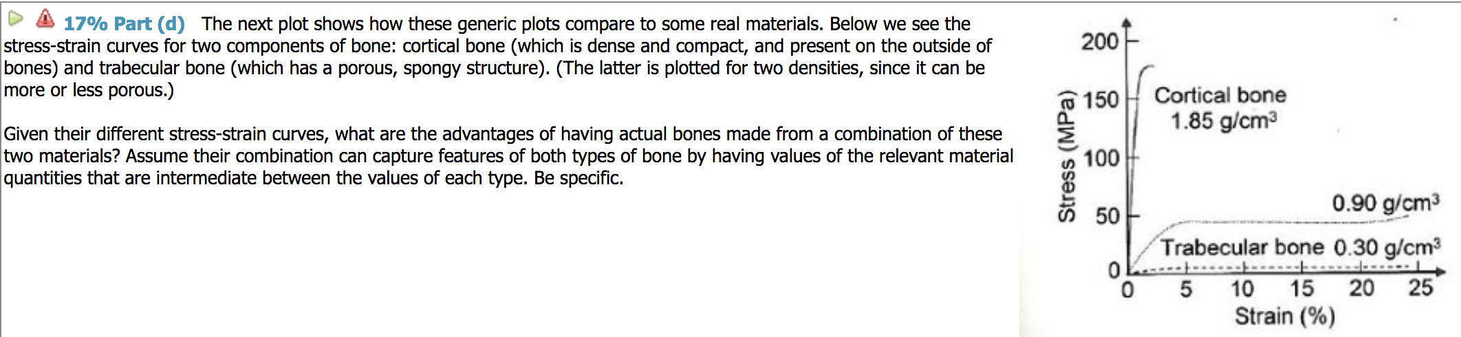 what are the advantages of having actual bones made | Chegg.com