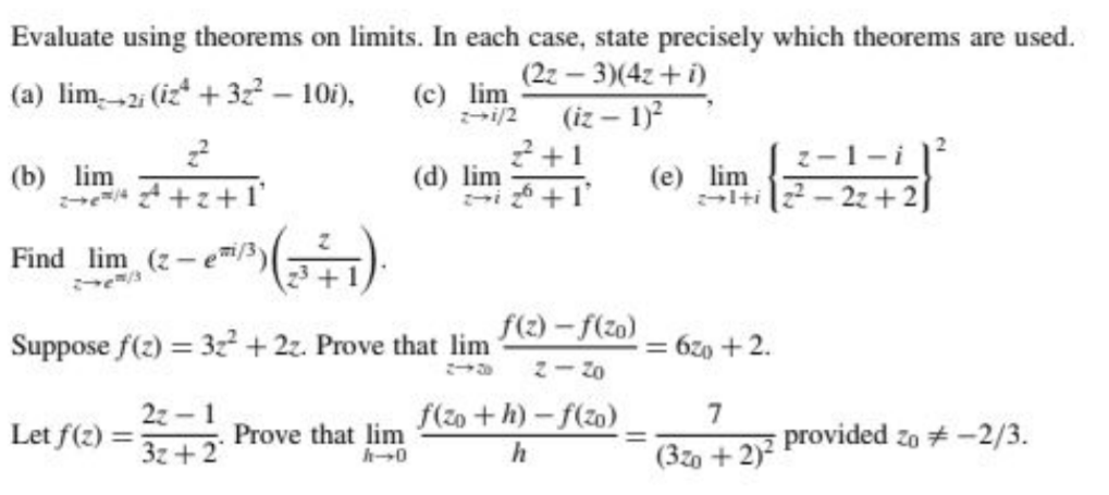 Solved Si/2 Evaluate using theorems on limits. In each case, | Chegg.com