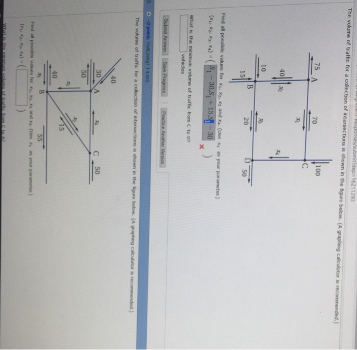 Solved The volume of traffic for a collection of | Chegg.com