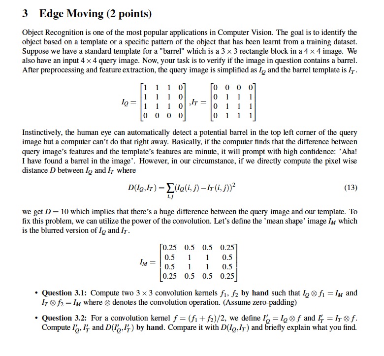 Solved Object Recognition is one of the most popular | Chegg.com