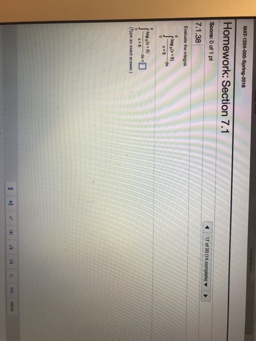Solved Mat 1 Homework Section 7 1 Score 0 Of 1 Pt 7 1 38