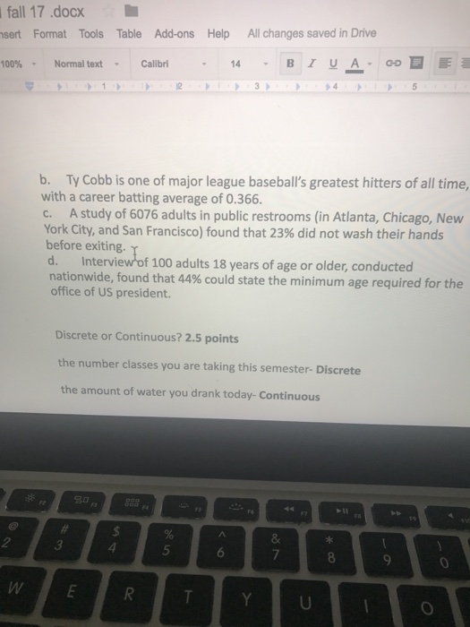 Solved iew Insert Format Tools Table Add-ons Help All | Chegg.com