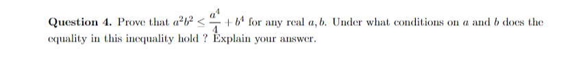 Solved Prove that a2b2