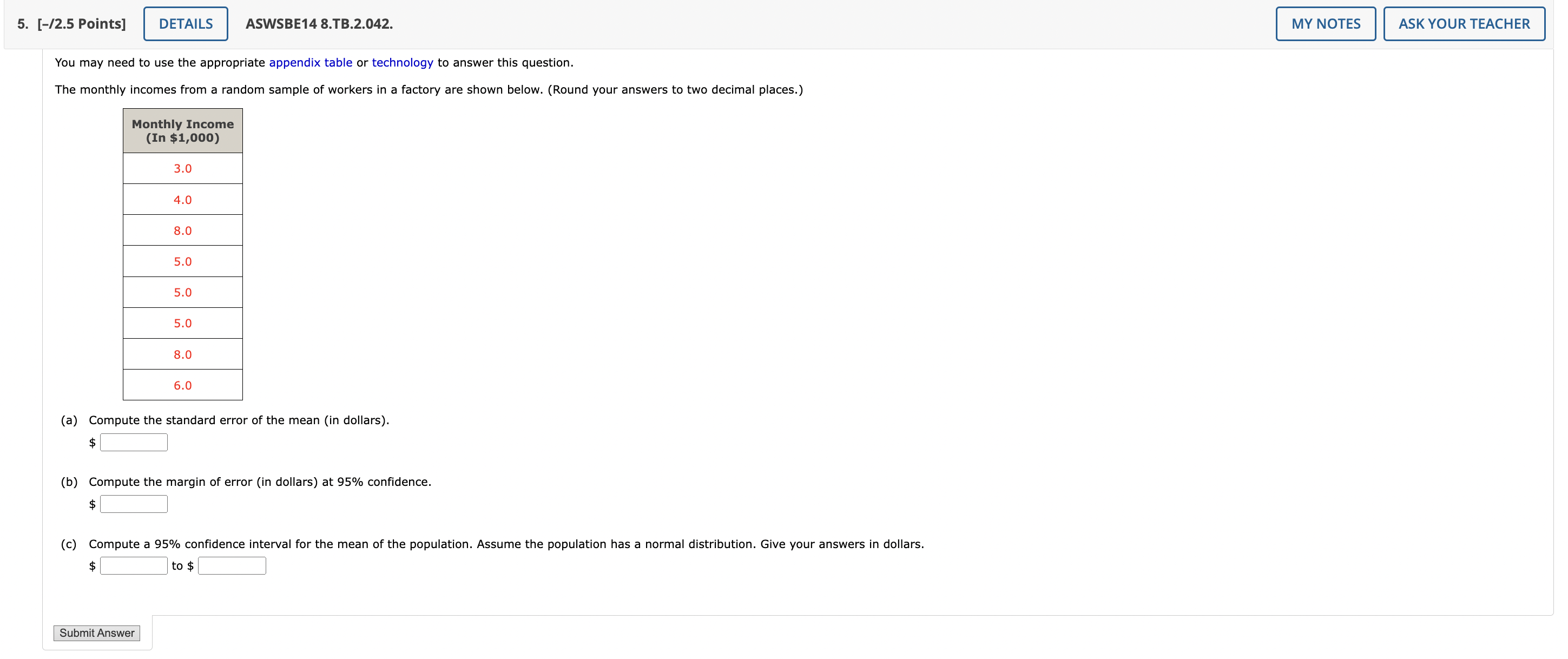 Solved 5. [−/2.5 Points ] ASWSBE14 8.TB.2.042. You may need | Chegg.com