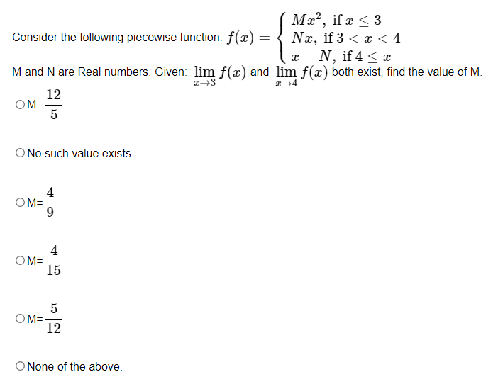 Solved Consider the following piecewise function: | Chegg.com | Chegg.com