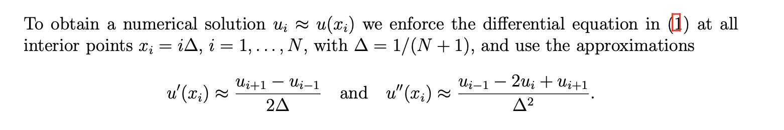 Solved [40pts] Consider the 2-point boundary value problem = | Chegg.com