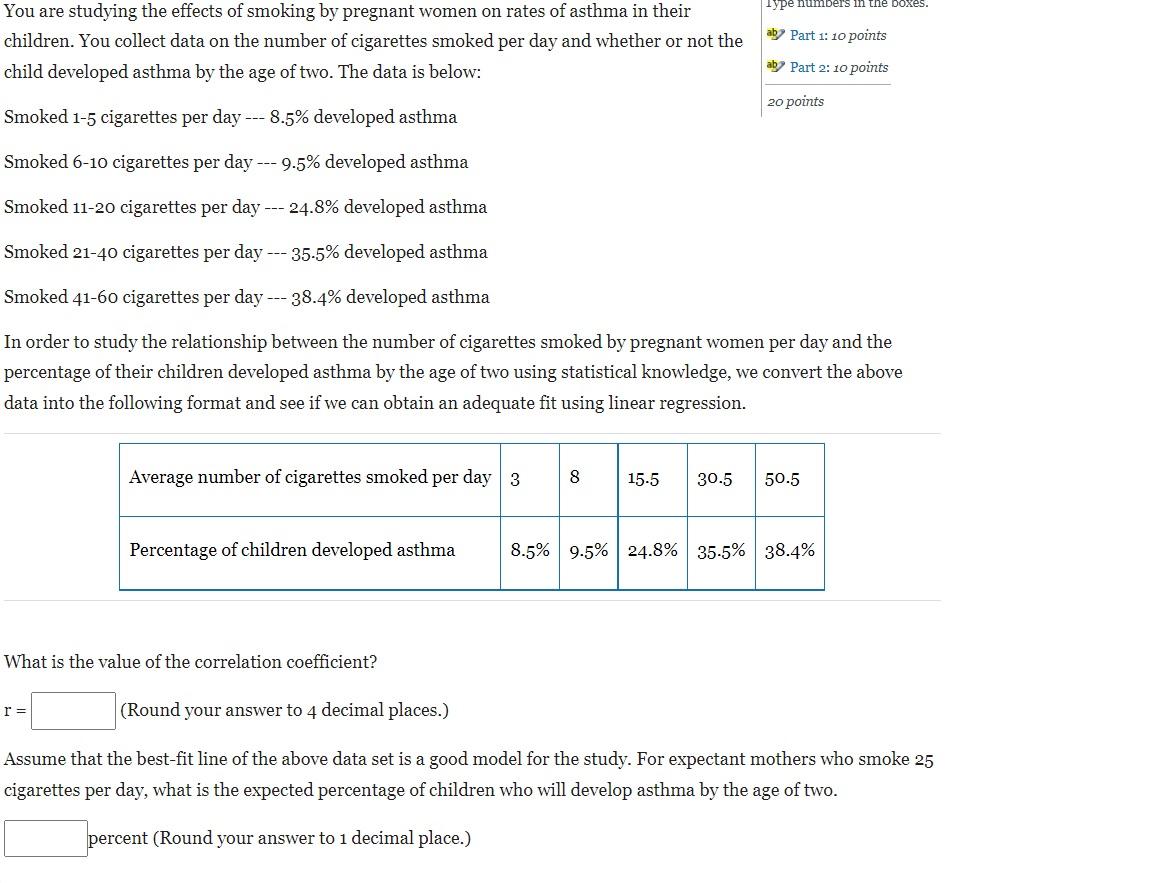 Solved Round all answers to 2 decimal places. slope = | Chegg.com