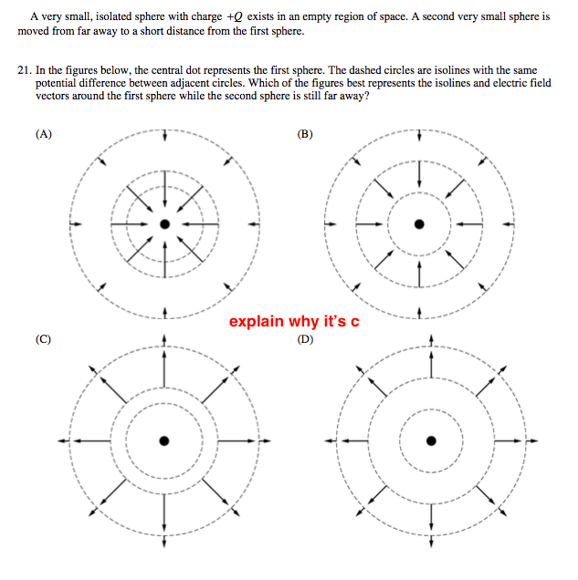 Solved A very small, isolated sphere with charge +Q exists | Chegg.com