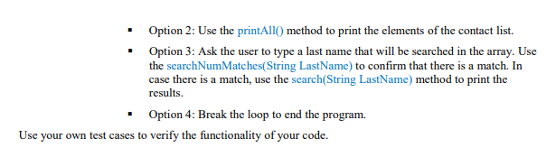 Solved We Want You To Implement A Java Class That Implements 8993