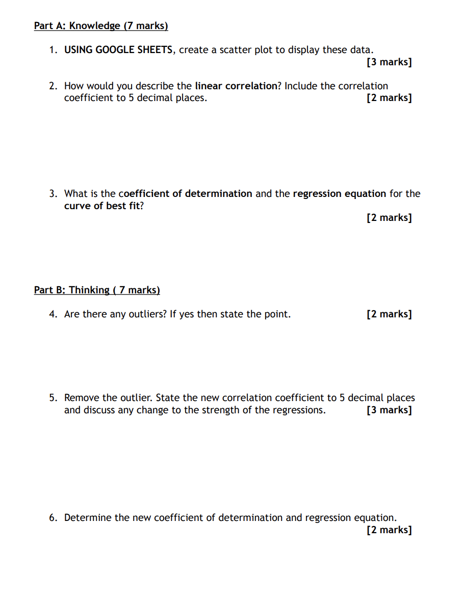 Solved Unit 5 Two Variable Analysis Assignment Ws The 