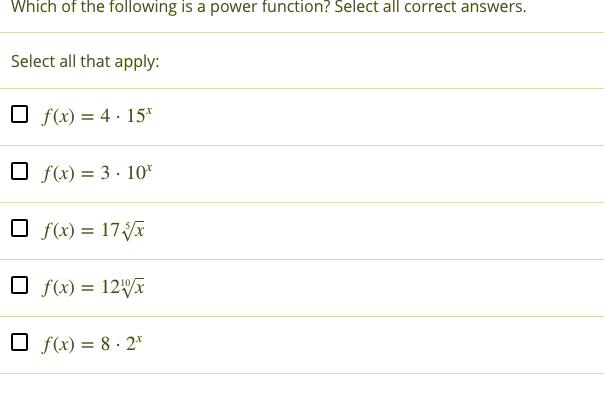Solved Given f(t) = 12 + 3t – 1, solve for f(t) = 3. Select | Chegg.com