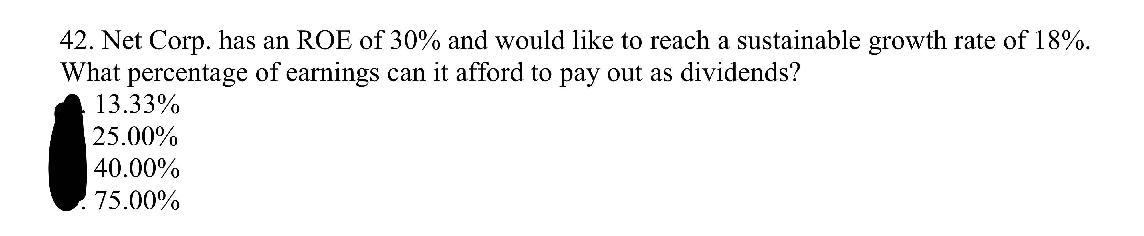 Solved Net Corp. has an ROE of 30% ﻿and would like to reach | Chegg.com