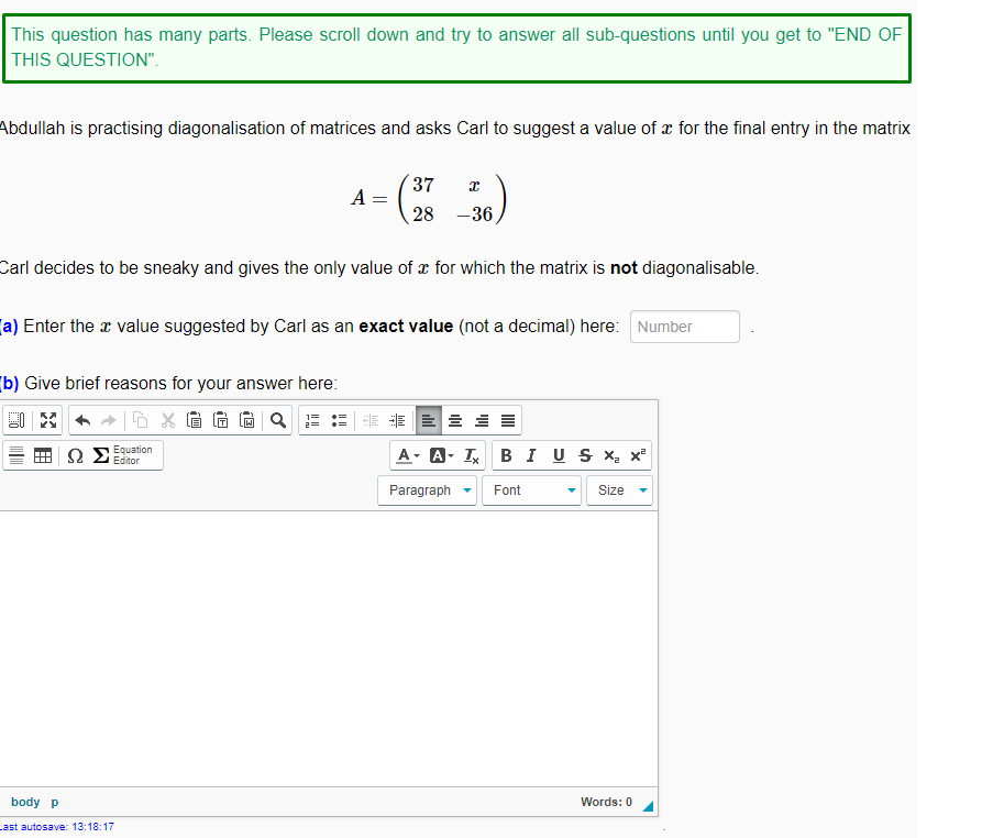 Solved This question has many parts. Please scroll down and | Chegg.com