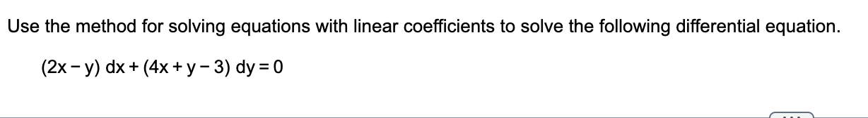 Solved Use the method for solving equations with linear | Chegg.com