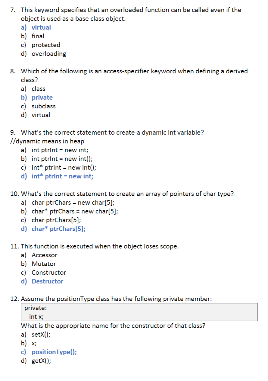 Solved (20 points) Multiple choice. Circle the one best | Chegg.com