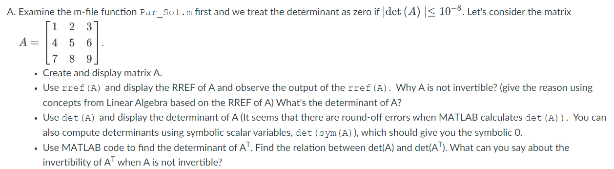 Solved When A is invertible, the linear system Ax=b has a | Chegg.com
