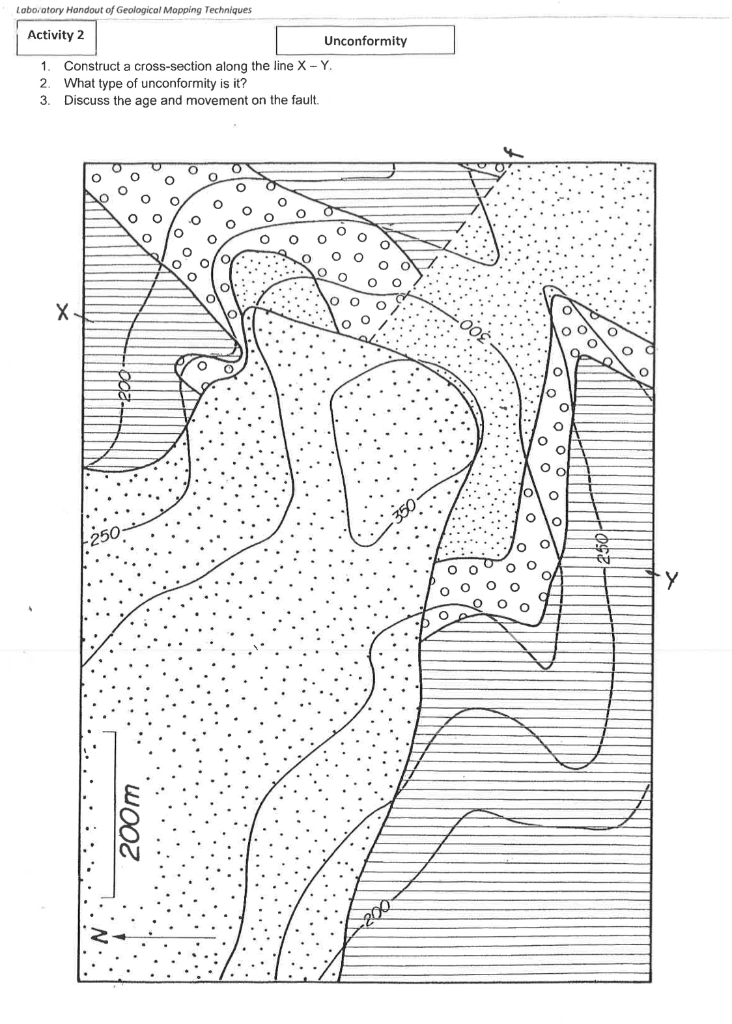 Laboratory Handout of Geological Mapping Techniques | Chegg.com