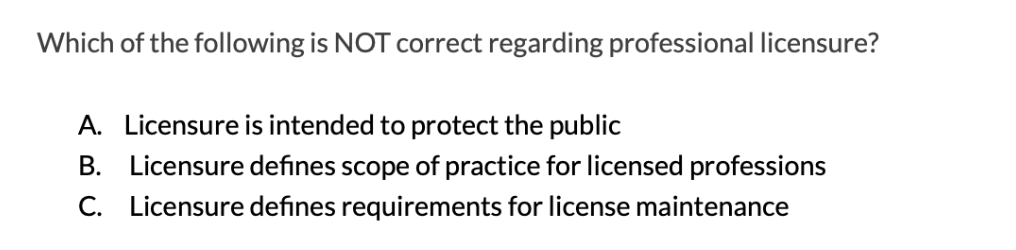 Solved Which of the following is NOT correct regarding | Chegg.com