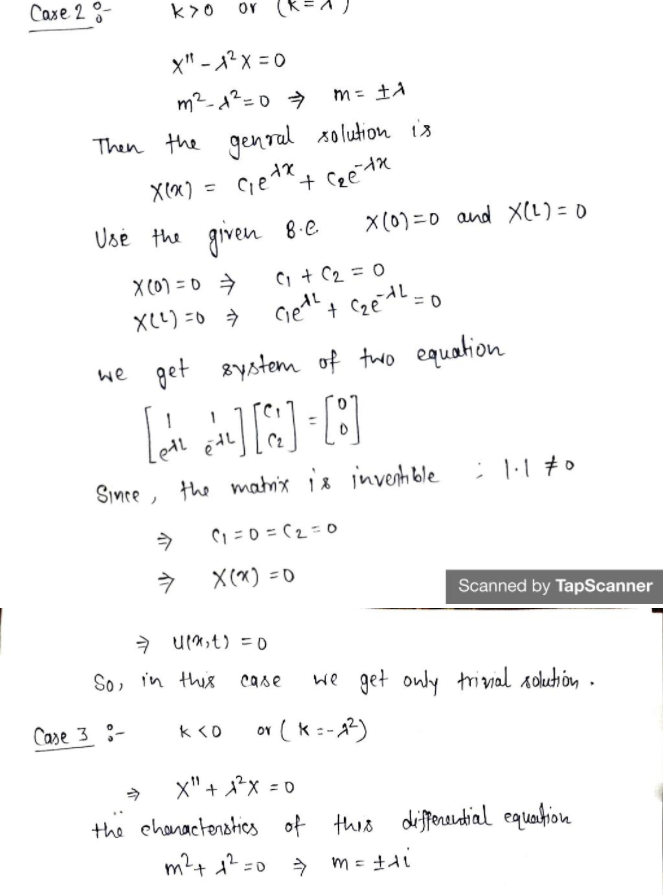 Solved Separation of variables Consider the linear partial | Chegg.com